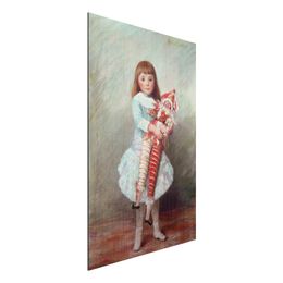 Alu-Dibond Kunstdruck Auguste Renoir - Suzanne mit Harlekinpuppe