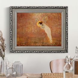 Bilderwelten Leinwandbild mit Barockrahmen John Atkinson Grimshaw - Iris