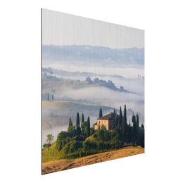 Bilderwelten Alu-Dibond Outdoor Bild Landgut in der Toskana