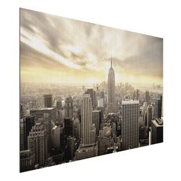 Bilderwelten Alu-Dibond Outdoor Bild Manhattan Dawn