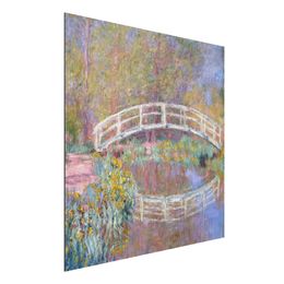 Bilderwelten Alu-Dibond Outdoor Bild Claude Monet - Br&uuml;cke Monets Garten