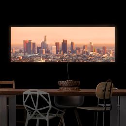 Bilderwelten LED-Wechselbild Skyline of Los Angeles