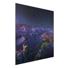 Bilderwelten Alu-Dibond Outdoor Bild Grand Canyon Night