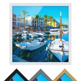 Architektur & Skyline Bild mit Rahmen Puerto Andratx in Mallorca