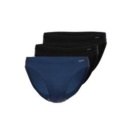Ammann Slip / Unterhose Jeans Feinripp in Anthrazit / Blau | Gr.: L