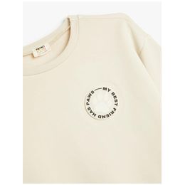 KOTON Sweatshirt in Beige | Gr.: 11-12 Jahre