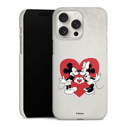 DeinDesign iPhone 15 Pro Max Handy Premium Case Smartphone Handyh&uuml;lle Schutzh&uuml;lle gl&auml;nzend Disney Heart Premium Case