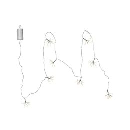 MARELIDA LED Lichterkette 8 Büscheln Blüten Dekolichterkette L: 2,1m in silber | Gr.: onesize