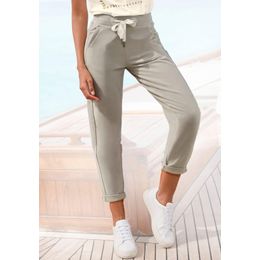 ELBSAND Damen Sweathose, stein, Gr&ouml;&szlig;e XL (42)