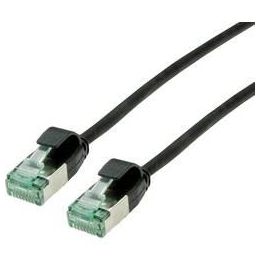 ROLINE RM U/FTP DataCenter Patchkabel Cat.6A (Class EA), slim, schwarz, 2 m