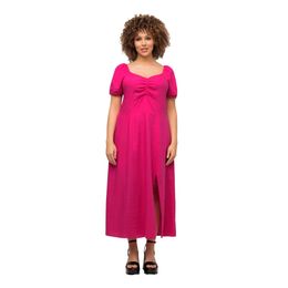 Ulla Popken Kleid Damen Gr&ouml;&szlig;e 46/48 pink Winterkleid