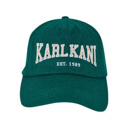 Karl Kani Cap 'KA-233-001-2' Damen Gr&ouml;&szlig;e 55/60 camel / smaragd / wei&szlig;