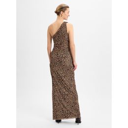 Swing Abendkleid Damen Gr&ouml;&szlig;e 36 camel / hellbraun / dunkelbraun Winterkleid