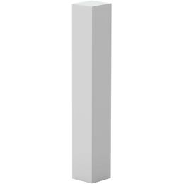 Mehrzweckschrank Inosign "Infinity Breite 28 cm, Stauraumschrank mit 1 Tür, Mehrzweckschrank", grau (kreidegrau (gesso)), B:28cm H:186cm T:30cm, Schränke, mit Push-to-open Funktion, 2 Größen, verschiedene Farben