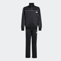 Adidas Sportswear Sportanzug 'Junior Tricot Colourpop' Jungen Gr&ouml;&szlig;e 164 schwarz / wei&szlig;