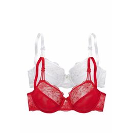 Nuance Bra female Red, White size 100