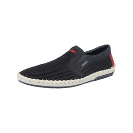 Rieker Slip On Herren Gr&ouml;&szlig;e 45 navy / karminrot