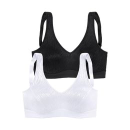 Petite Fleur Bra female Black, White size 80