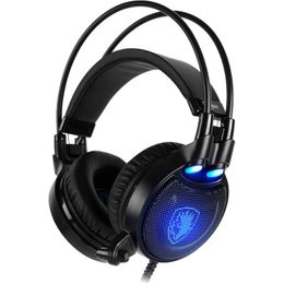 SADES Gaming-Headset »Octopus Plus SA-912« schwarz/blau