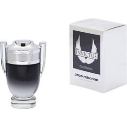 Paco Rabanne Eau de Parfum »Invictus Platinum« Holziger Duft mit Grapefruit, Lavendel, Moos, Minze und Patchouli. transparent Holziger Duft
