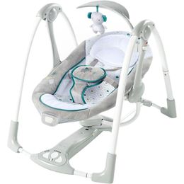 Ingenuity Babyschaukel »ConvertMe Swing-2-Seat Portable Swing - Nash« mit automatischer Schaukelfunktion und Sound-Effekt grau
