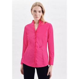 Seidensticker Klassische Bluse 1/1 Uni pink XL42 XL42 Passform: Slim
