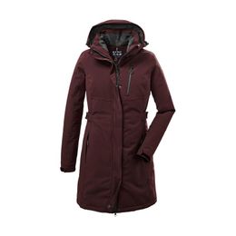 Killtec Parka »KOW 165 WMN PRK« Wasser- und winddichter Parka mit Teddyfleece und abnehmbarer Kapuze dunkelrot 36 36 Funktionsparka mit...