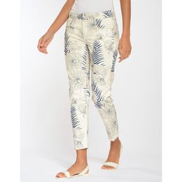 Gang Relaxhose »Hosen Relaxed 94AMELIE CROPPED« sand flower 31 - Normalgrößen Normalgrößen 31 Relaxed Fit Hose mit mittlerer Leibhöhe und...