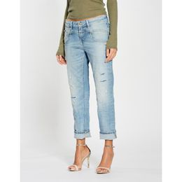 Gang Loose-fit-Jeans &raquo;Jeans Loose Fit 94BO CROPPED&laquo; denim blau 25 - Normalgr&ouml;&szlig;en Normalgr&ouml;&szlig;en 25 Loose Fit Hose mit mittlerer Leibh&ouml;he und normaler...