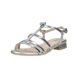 Nero Giardini Riemchensandale »Sandalen Leder« Silber 39 39 Verschluss: Schließe