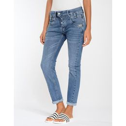 Gang Slim-fit-Jeans »Jeans Slim Fit 94MARGE« denim blau 28 - Normalgrößen Normalgrößen 28 Slim Fit Jeans mit tief sitzendem Schritt und normaler...