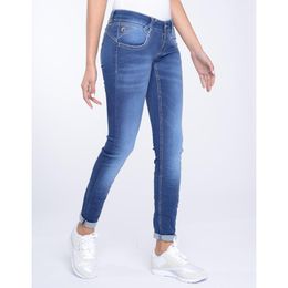 Gang Skinny-fit-Jeans »Jeans Skinny fit 94NENA« denim blau 25 - Normalgrößen Normalgrößen 25 Gang-Klassiker
