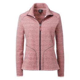 DEPROC Active Fleecejacke &raquo;DECORAH LAKE WOMEN&laquo; weiche Fleecejacke in traditioneller Optik rosa 44L 44L Leichte Basic-Fleecejacke mit Stehkragen