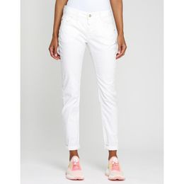 Gang Relaxhose »Hosen Relaxed 94GERDA« white 28 - Normalgrößen Normalgrößen 28 Relaxed Fit Hose mit tief sitzendem Schritt und normaler Beinlänge
