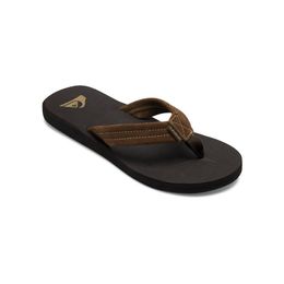 Quiksilver Sandale »Carver Suede« Grey/Grey/Black 12(45) 12(45) Obermaterial aus weichem Wildleder mit...