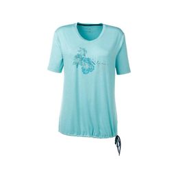 DEPROC Active Funktionsshirt »JASMINE WOMEN« mit hübscher Schnürung türkis 40 (M) 40 (M) Luftig leichtes T-Shirt JASMINE