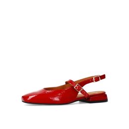 Manfield Riemchenballerina Damen Gr&ouml;&szlig;e 42 rot