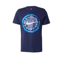 Nike Sportswear T-Shirt 'OC FESTIVAL' Herren Größe XXL navy / hellblau / apfel / lila
