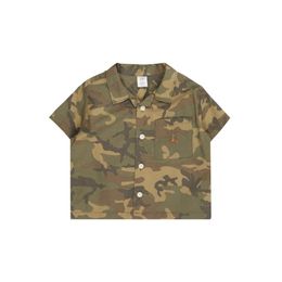 GAP Hemd Jungen Gr&ouml;&szlig;e 104 dunkelbraun / khaki / oliv