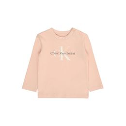 Calvin Klein Jeans Shirt Jungen Größe 92 beige / anthrazit / puder