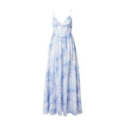 Bardot Kleid 'ELIAS' Damen Größe 38 hellblau / dunkelblau / weiß Winterkleid