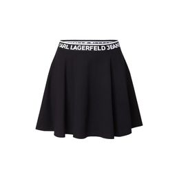 KARL LAGERFELD JEANS Rock Damen Größe 38 schwarz / weiß
