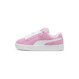 Puma Sneaker 'Suede XL' Jungen Gr&ouml;&szlig;e 38.5 gold / rosa / wei&szlig;