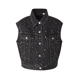 Levi's LEVI'S Weste 'Shrunken '90s Trucker Vest' Damen Gr&ouml;&szlig;e M black denim