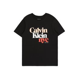 Calvin Klein Jeans T-Shirt M&auml;dchen Gr&ouml;&szlig;e 104 ros&eacute; / rot / schwarz / wei&szlig;