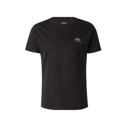 Alpha Industries T-Shirt Herren Größe M schwarz / silber