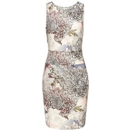 Buffalo Kleid Damen Größe 34 beige / orchidee / schwarz / weiß