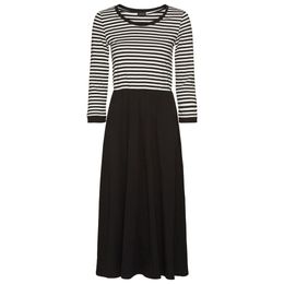 Laura Scott Kleid Damen Größe 44 schwarz / weiß Winterkleid