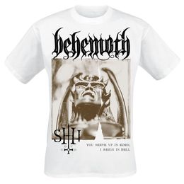 Behemoth The Shit ov God - Sepia Parchment V4 T-Shirt wei&szlig; in 4XL BEHERX203008WH