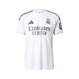 adidas Performance Trikot 'Real Madrid 25/26' Herren Größe S gelb / schwarz / weiß